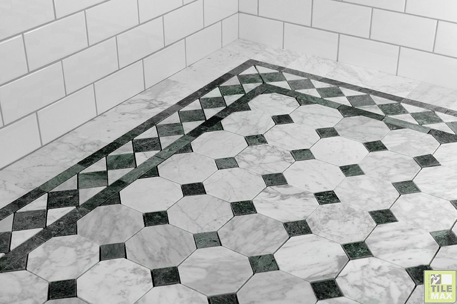 Maxstone Classic Carrara Octagon 305x305mm | Tilemax