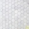 MosaicFX Hexagon Carrara Marble 30mm Tile | Tilemax