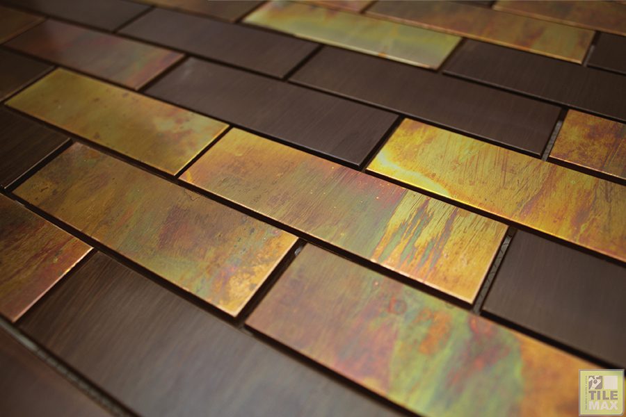 MosaicFX Artist Metal Bronze Mosaic 300X320mm | Tilemax