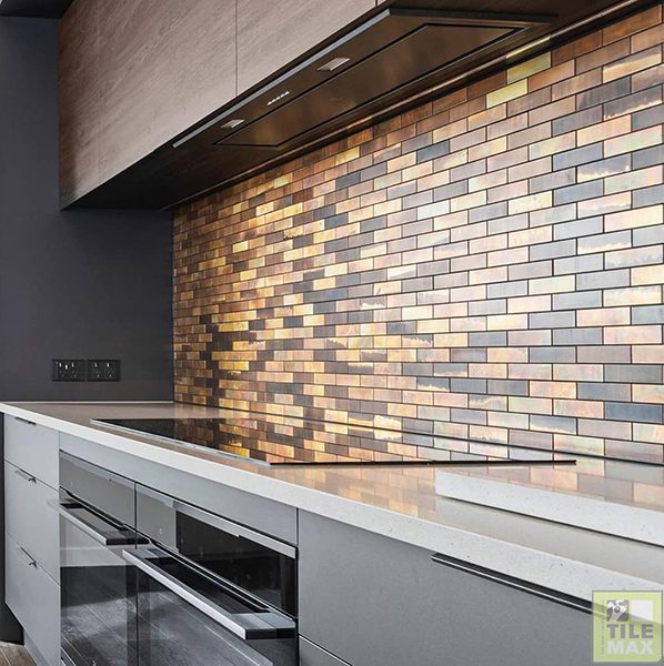 MosaicFX Artist Metal Bronze Mosaic 300X320mm | Tilemax