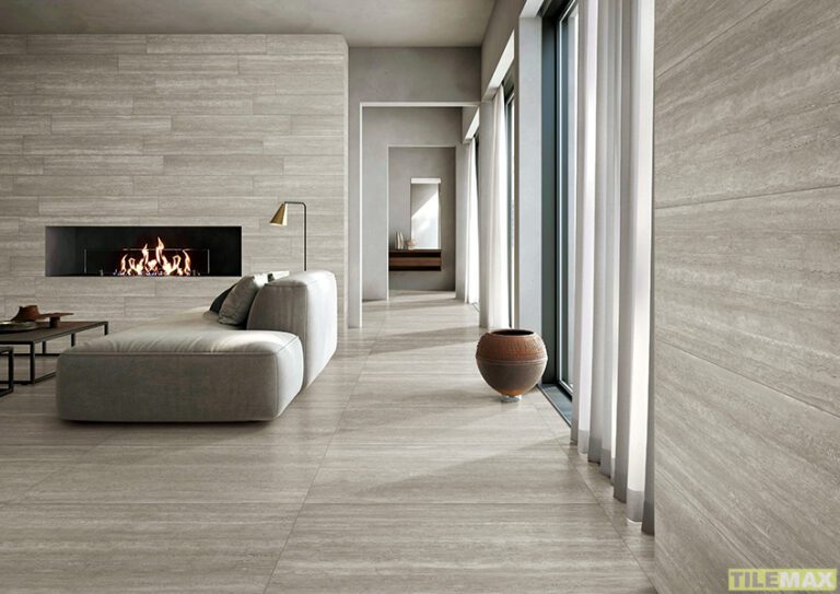 Norcia Vein Cut In-Out Grey 600x1200mm Tile | Tilemax